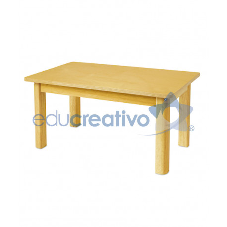 Mesa Rectangular madera - Educreativo
